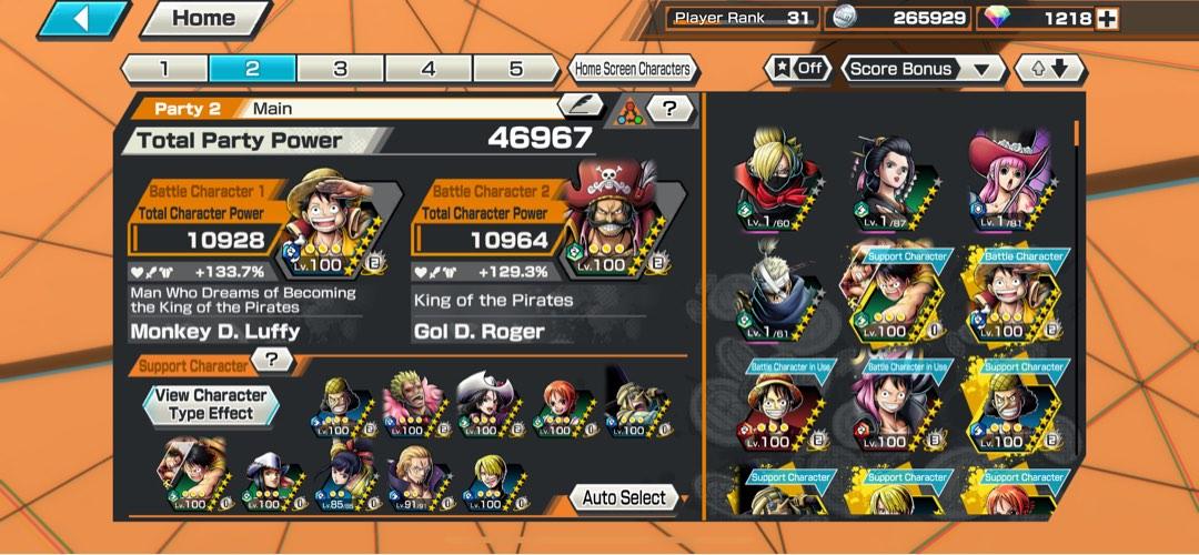 One piece bounty rush, Video Gaming, Video Games, Others on Carousell