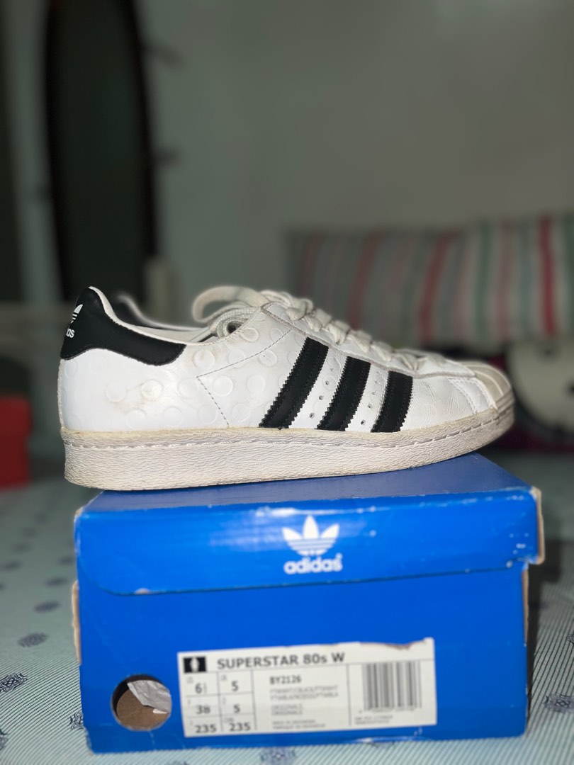 Original Adidas Superstar 80s, Women's Fashion, Footwear, Sneakers on ...