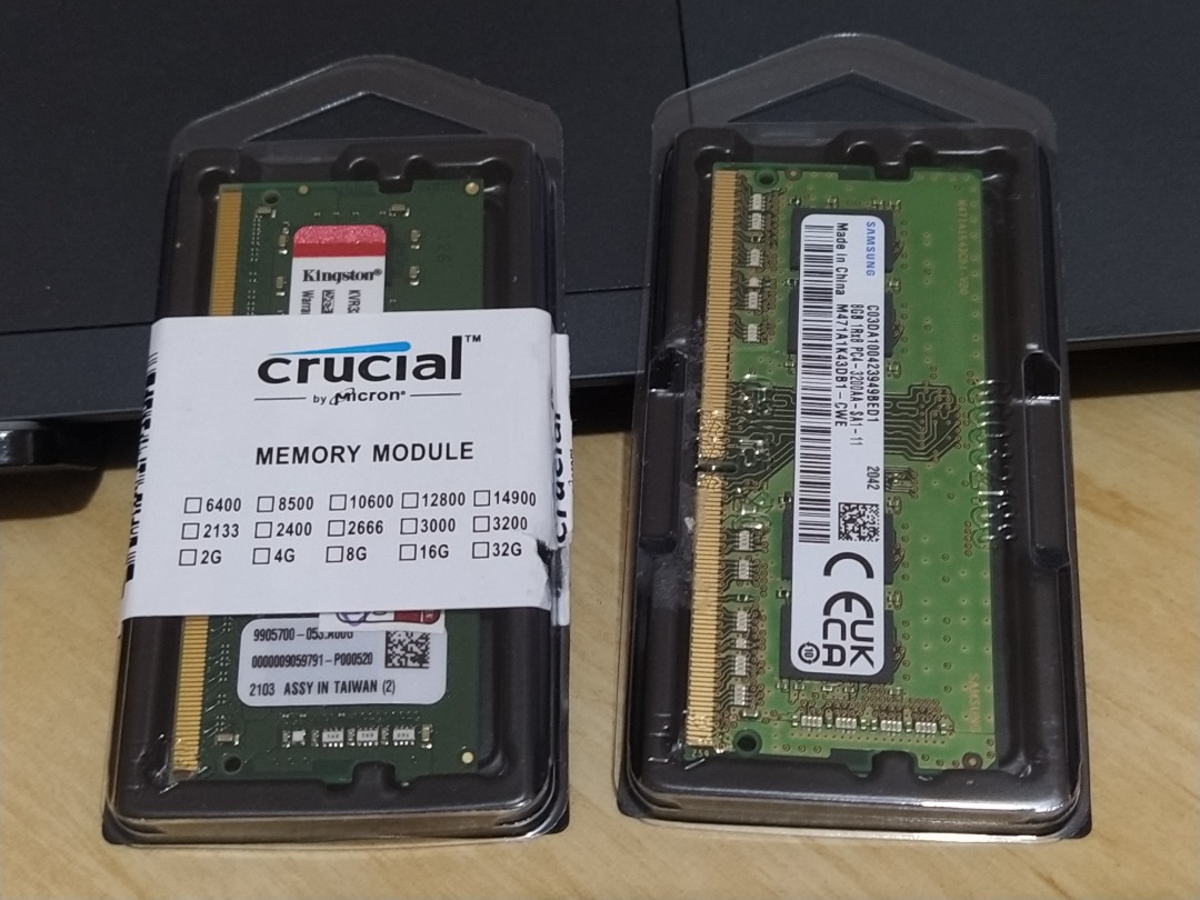 Original Samsung Kingston 16gb 8gbx2 Ddr4 Ram Computers And Tech Parts And Accessories