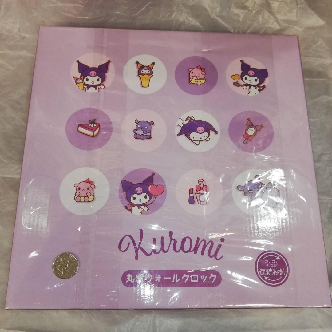 Original Sanrio 2021 Kuromi Wall Clock, Furniture & Home Living, Home ...