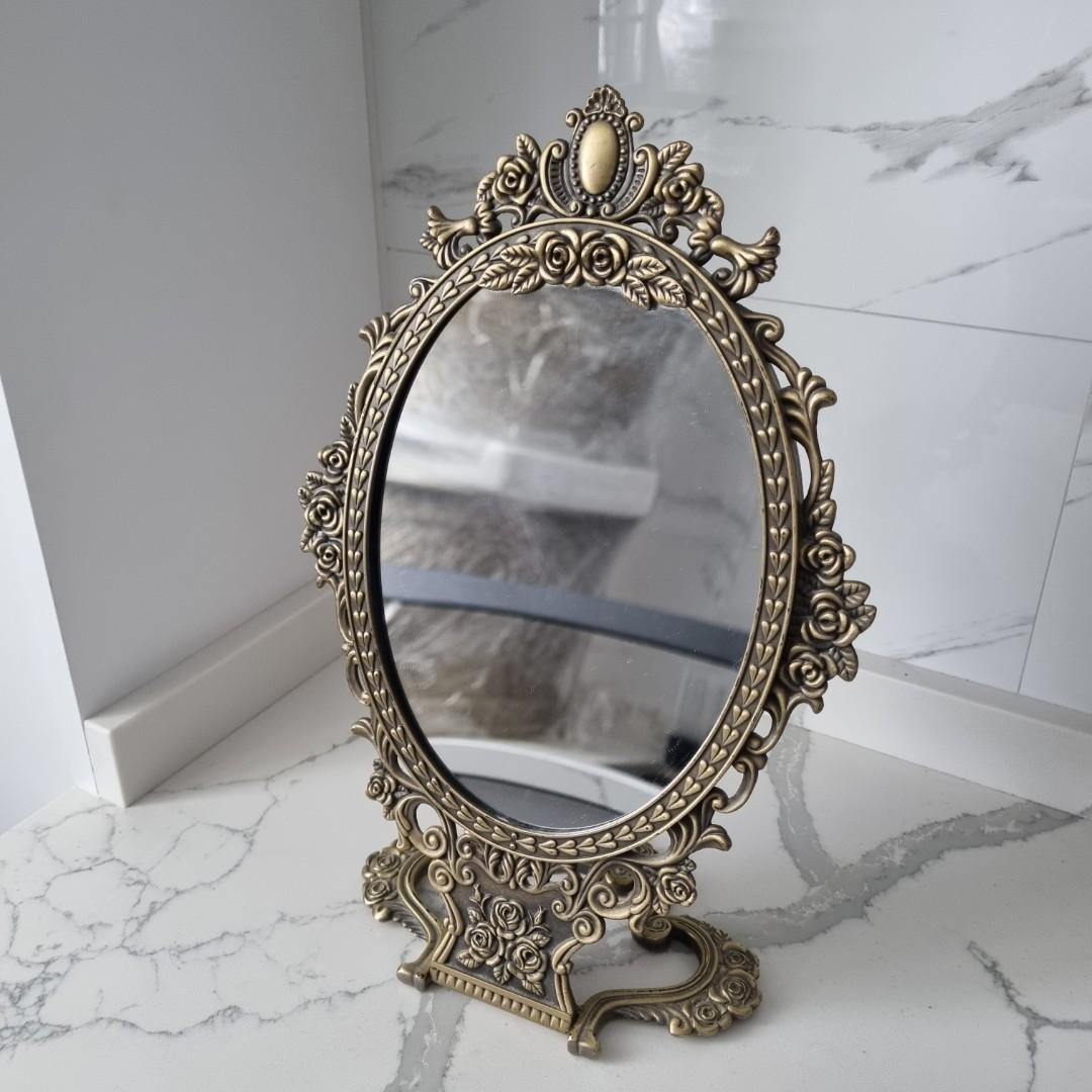 Oval Shape Table Top Mirror, Furniture & Home Living, Home Decor ...