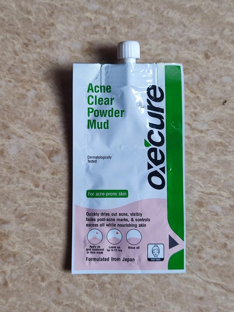 AUTHENTIC OXECURE Acne Clear Powder Mud, Beauty & Personal Care, Face ...