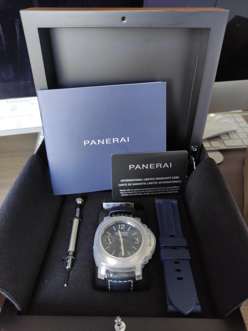 Panerai Luminor Blu Mare 44mm Pam 1085, Luxury, Watches on Carousell