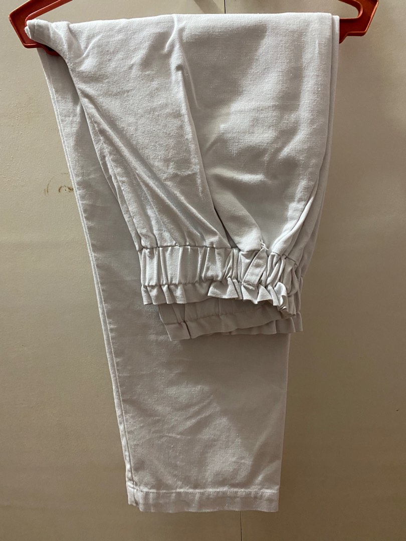 Paper bag linen trouser, Women's Fashion, Bottoms, Other Bottoms on ...
