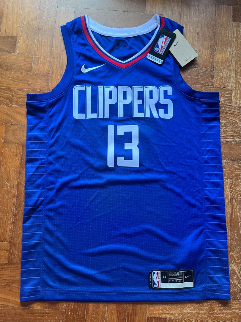 Paul George Clippers jersey, Men's Fashion, Activewear on Carousell