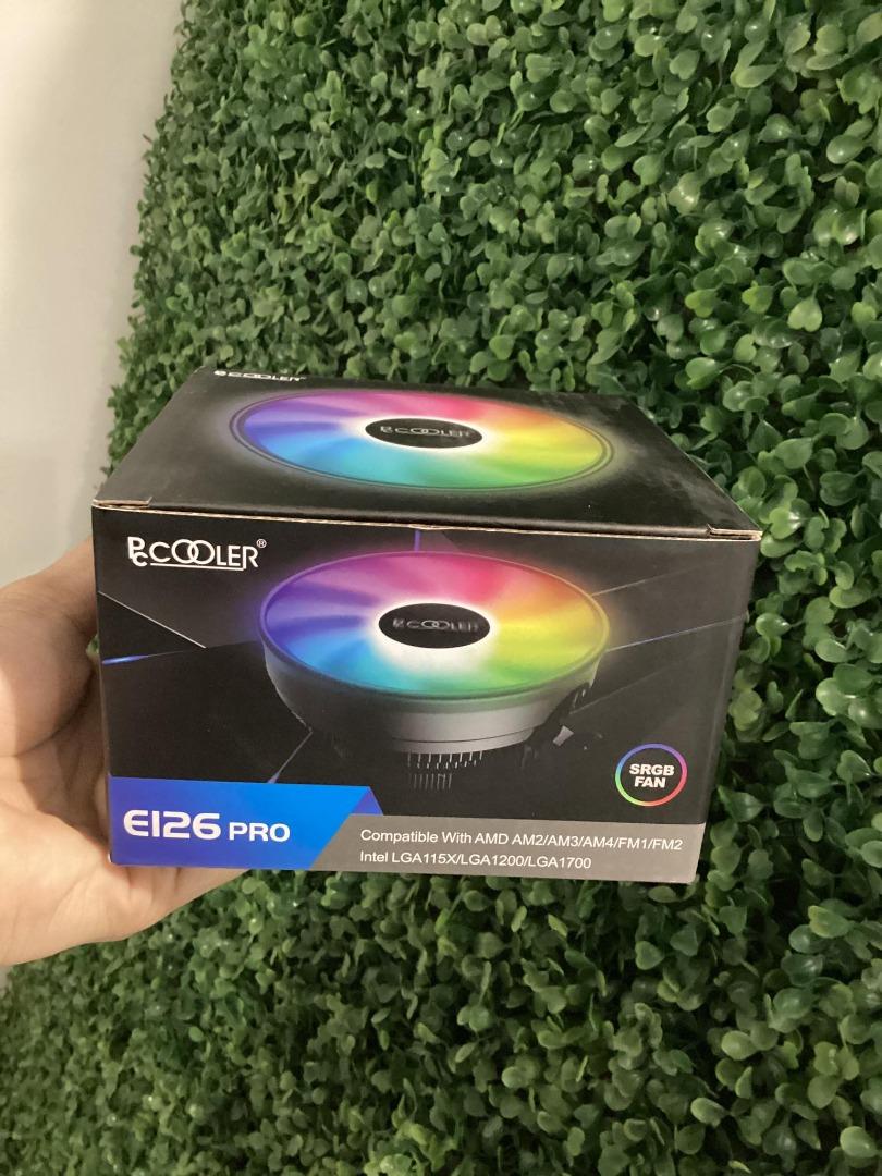 PC Cooler E126PRO CPU Cooler Fan TPD 92W Halo SRGB, Computers & Tech ...
