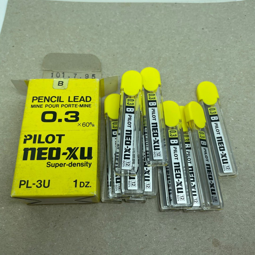 Pilot Mechanical Pencil lead Neo -Xu 0.3 Made in Japan, Hobbies & Toys ...