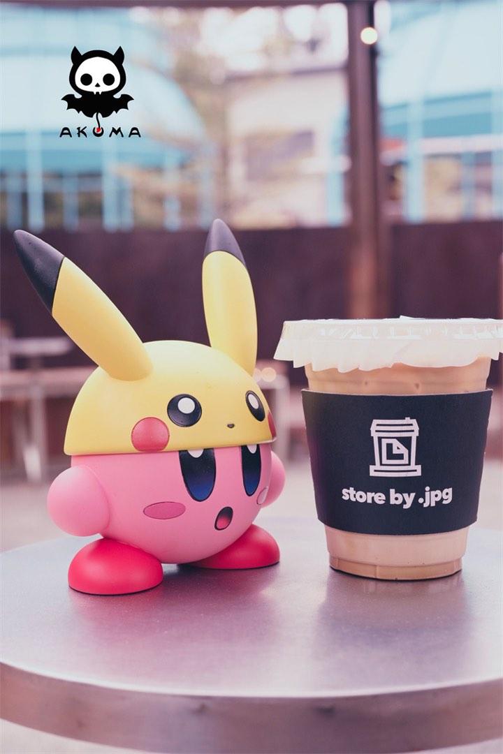 [PO] Kirby| Kirby with Pikachu/Jester Hat, Hobbies & Toys, Toys & Games ...