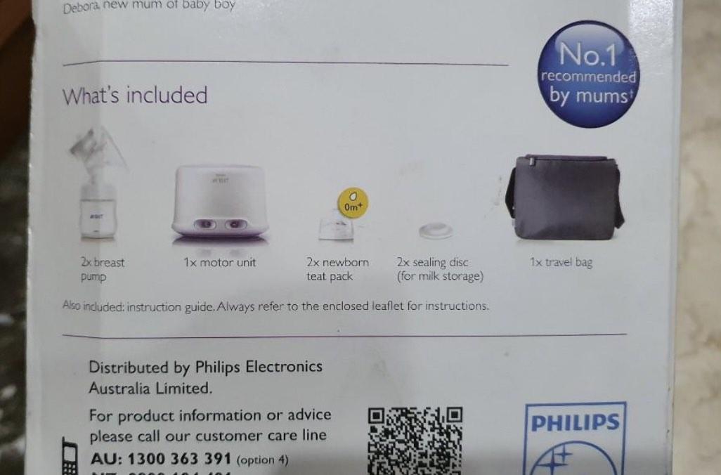 Pompa Asi / breast pump elektrik twins advent, Bayi & Anak, Lainnya di ...