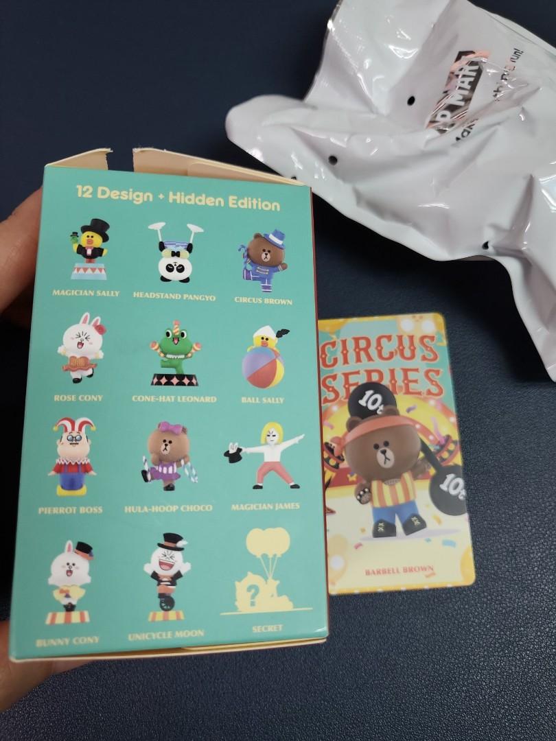 Pop Mart Line Friends Circus Series Barbell Brown, Hobbies & Toys ...