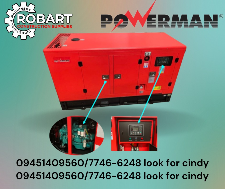 "Powerman" Silent Type Diesel Generator Set with ATS, Commercial ...