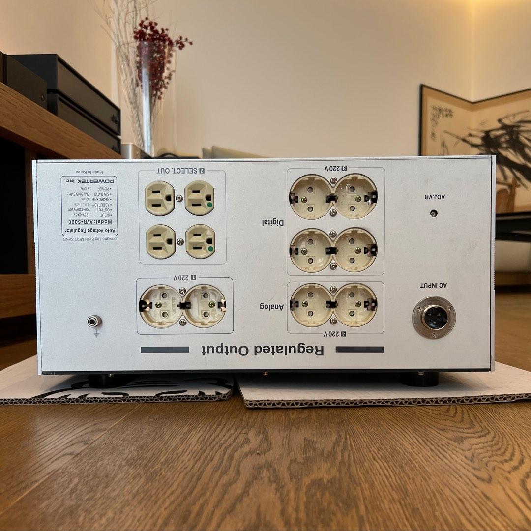 POWERTEK PAV-5000 Auto Voltage Regulator, Audio, Other Audio Equipment on Carousell