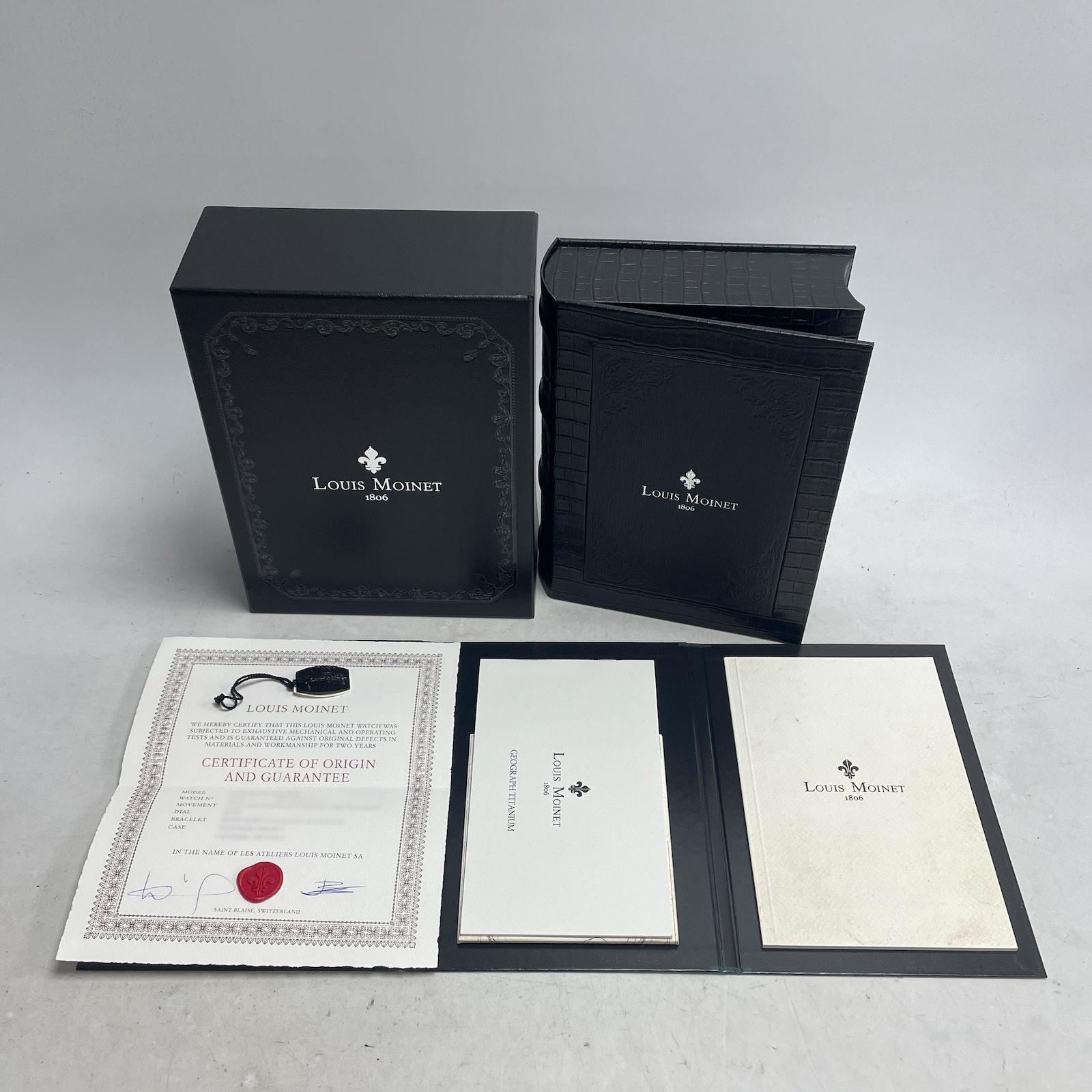 Pre-Owned Louis Moinet Geograph Chronograph Limited Edition, Luxury ...