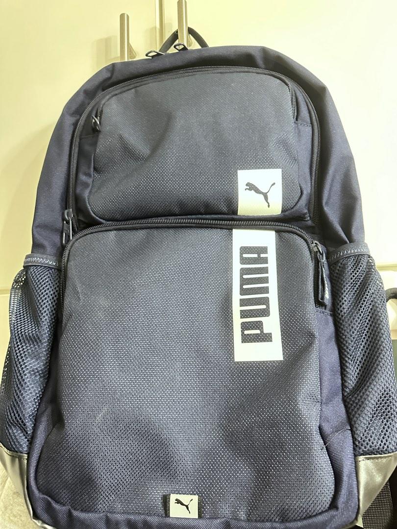 Puma backpack Navy Blue, Men's Fashion, Bags, Backpacks on Carousell