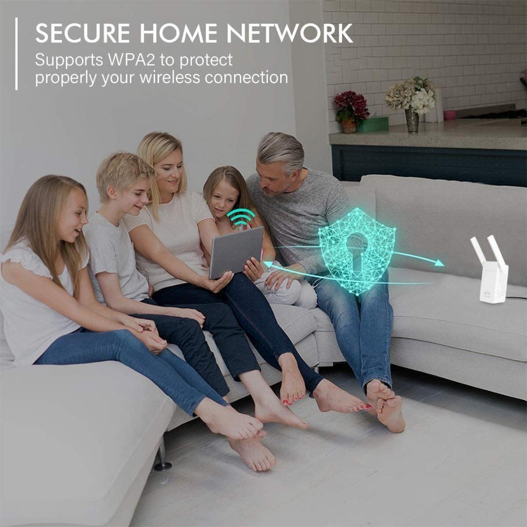 RabbitStorm WiFi router 2 antenna signal enhancement 2.4ghz extended ...