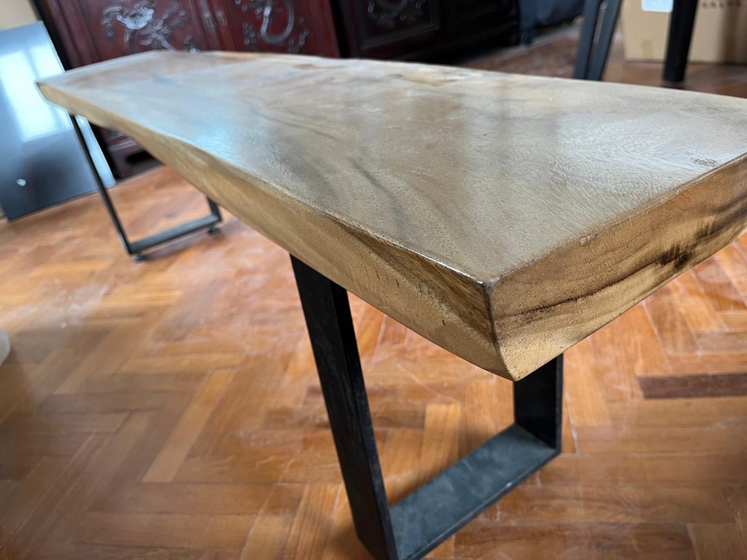 Raintree wood 2 benches, Furniture & Home Living, Furniture, Chairs on ...