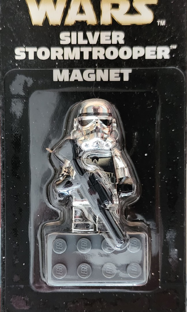 RARE Lego Silver Storm trooper magnet, Hobbies & Toys, Toys & Games on ...