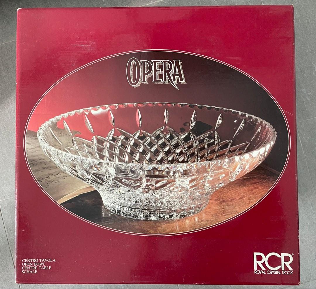RCR Crystal 30cm Open Bowl, Furniture & Home Living, Kitchenware ...