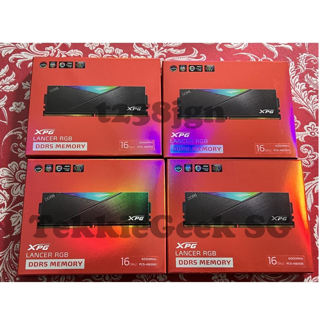 [READ DESCRIPTIONS] ADATA XPG LANCER RGB DDR5 (FOR INTEL XMP & AMD EXPO) // XPG SPECTRIX D45 RGB ...