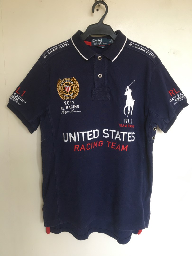 RL Racing Polo Shirt, Men's Fashion, Tops & Sets, Tshirts & Polo Shirts ...