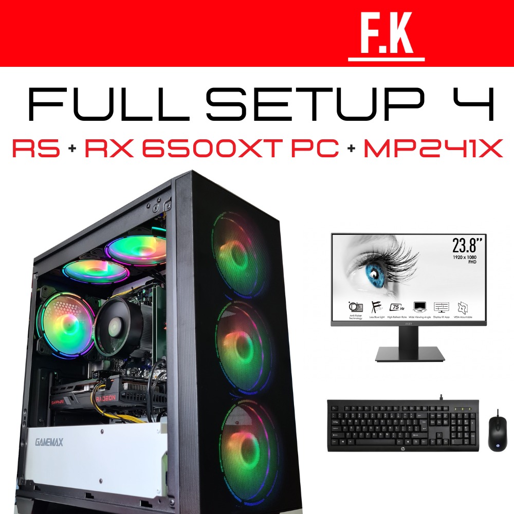 Ryzen RX PC Setup with Monitor + Keyboard + Mouse + Speaker = $1000 ...