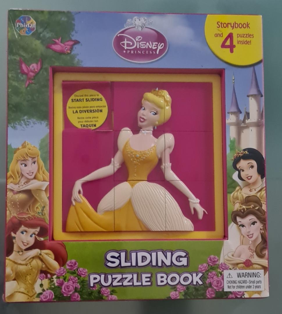 SALES : Disney Princess Sliding Puzzle Book, Hobbies & Toys, Books ...