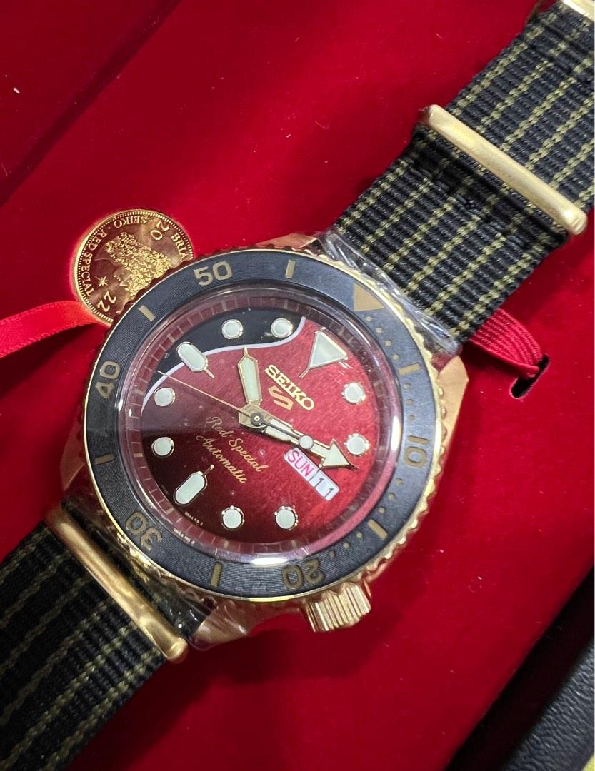 Seiko Red Limited edition, Luxury, Watches on Carousell