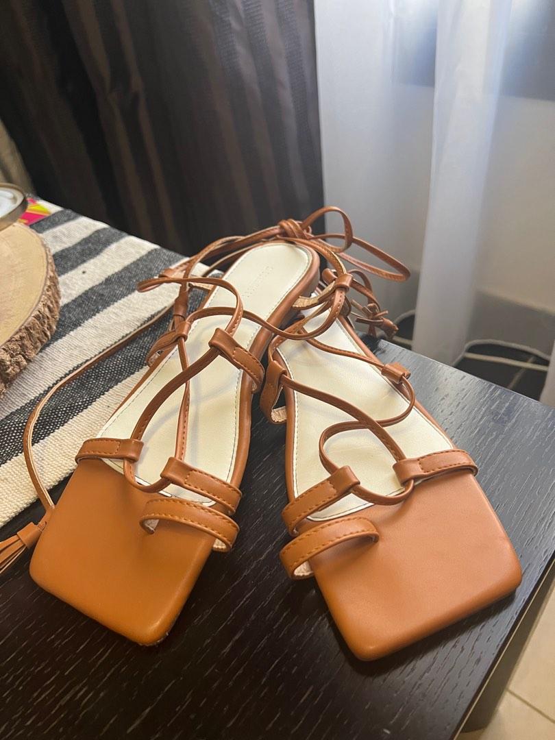 Shein Sandals, Women's Fashion, Footwear, Flats & Sandals on Carousell