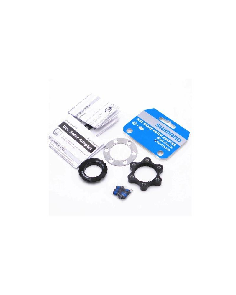 SHIMANO DEORE Disc Brake Rotor Adapter (6-bolt rotor to CENTER LOCK hub ...