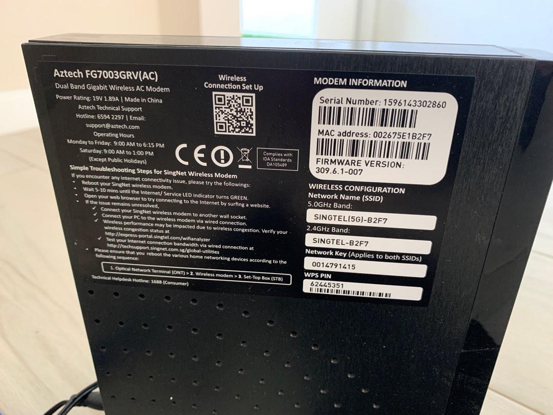 Singtel Terminal Router OpenNet Terminal, Computers & Tech, Parts ...