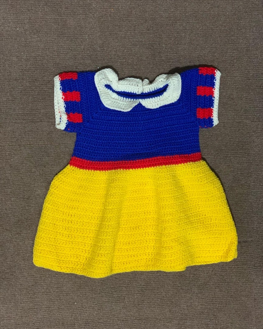 Snow White Knitted Costume, Babies & Kids, Babies & Kids Fashion on ...