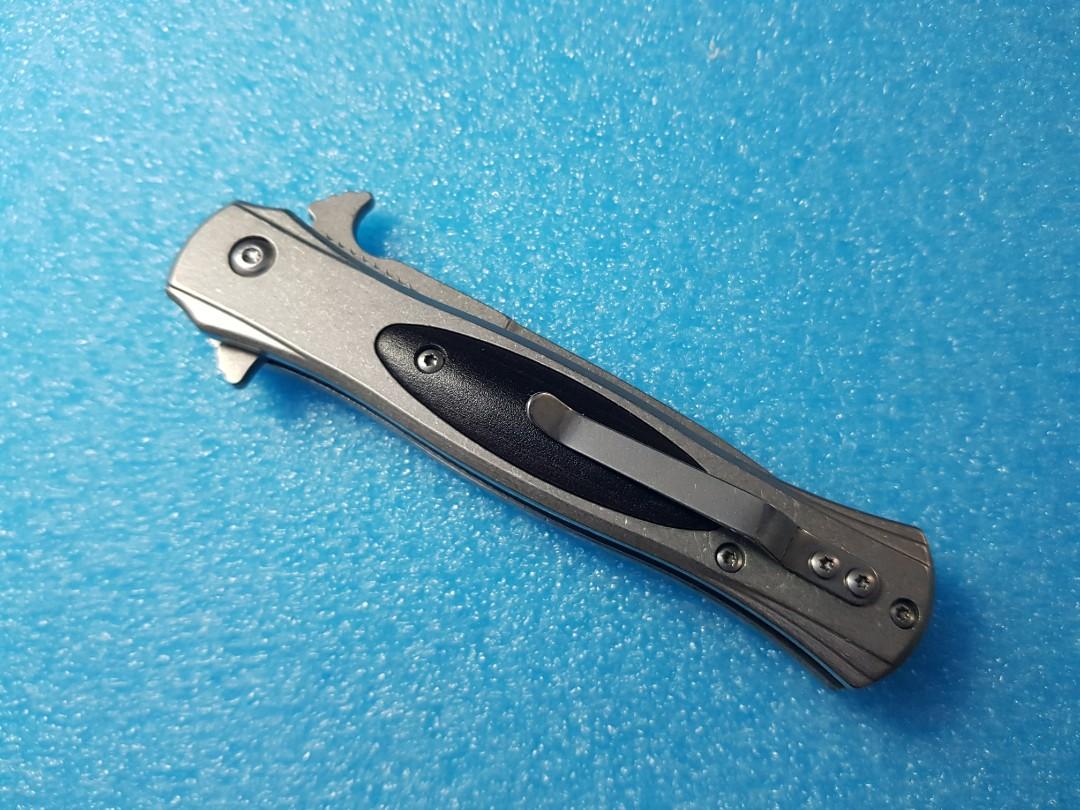 SOG Fielder Dagger Tactical Pocket Folding Knife (Stone Wash Finish ...