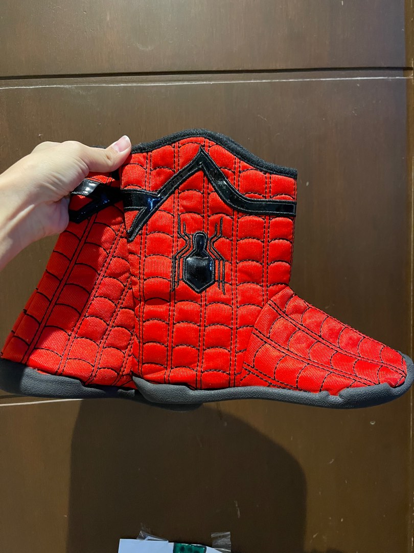 Spiderman Boots, Babies & Kids, Babies & Kids Fashion on Carousell