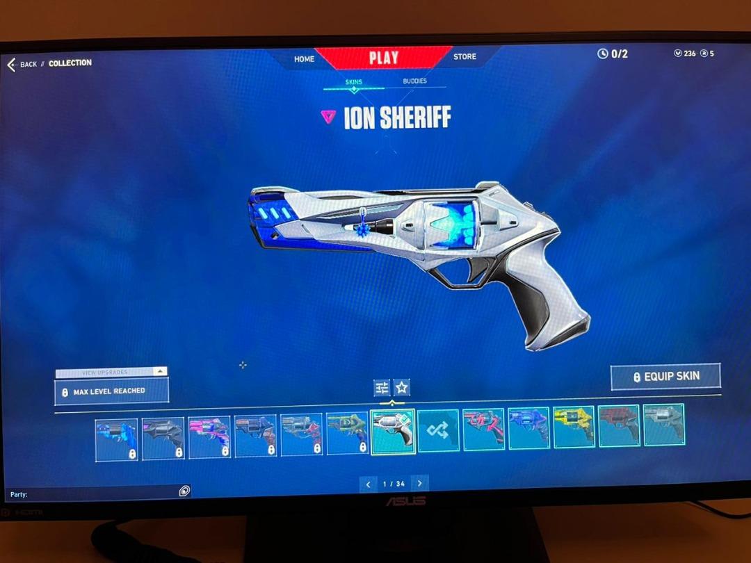 Stacked Valorant Account, Asia Pacific Servers, Gold 2, 55 skins total ...