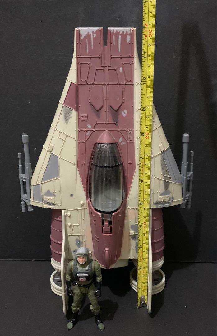 Star Wars Vintage Kenner POTF A-Wing Fighter with Pilot LFL 1997 Mexico ...