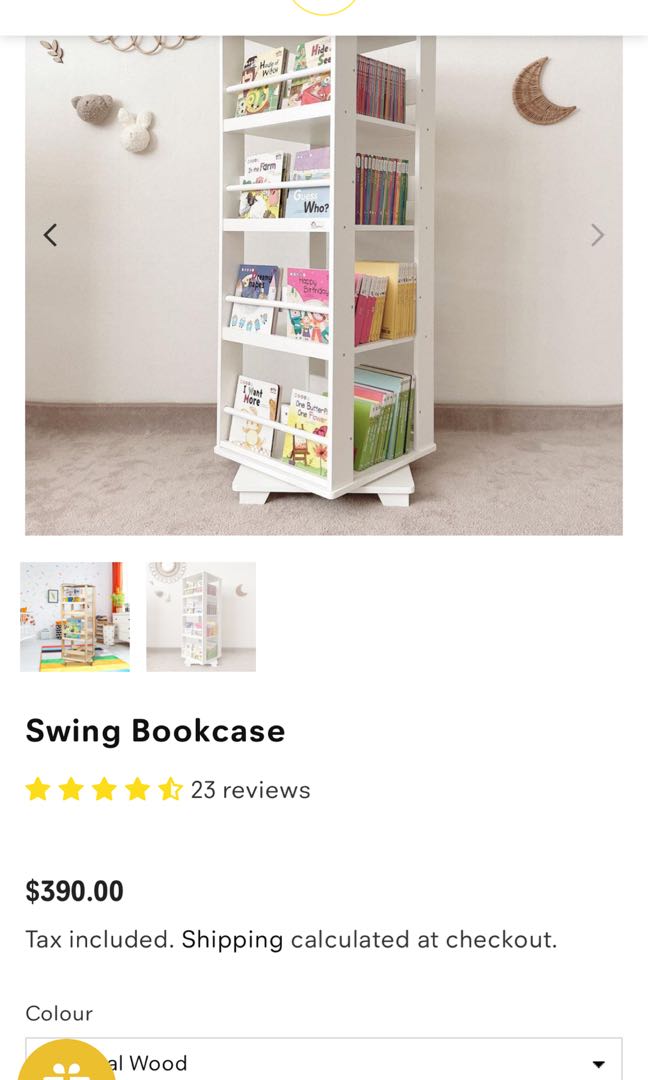 Swing bookcase from Toppingkids, Babies & Kids, Baby Nursery & Kids ...