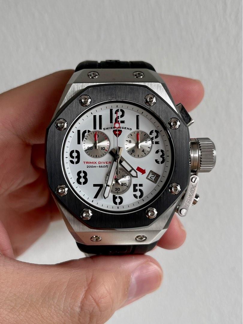 Swiss Legend Trimix Diver watch (Swiss made ETA quartz chronograph ...
