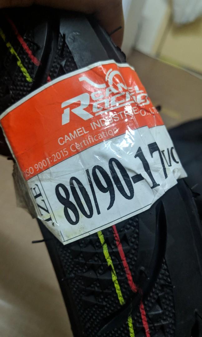 Tayar Tube Camel CM72 satu set depan blakang, Motorbikes on Carousell