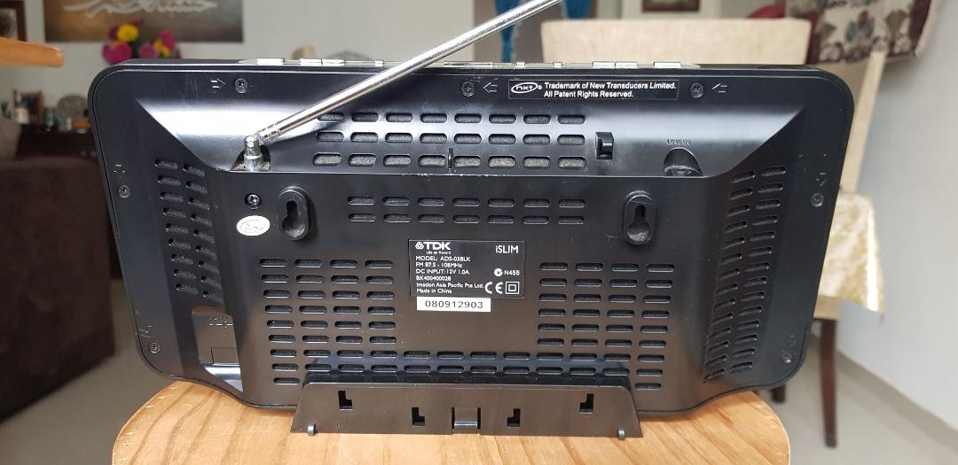 TDK iSlim Flat Panel Speaker System / FM, AM Radio, Audio, Portable ...