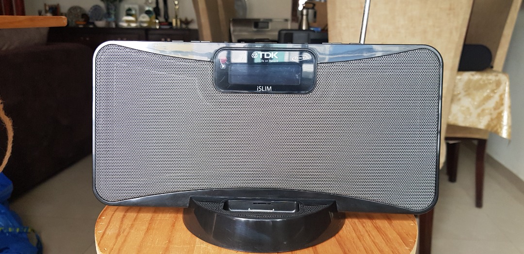 TDK iSlim Flat Panel Speaker System / FM, AM Radio, Audio, Portable ...