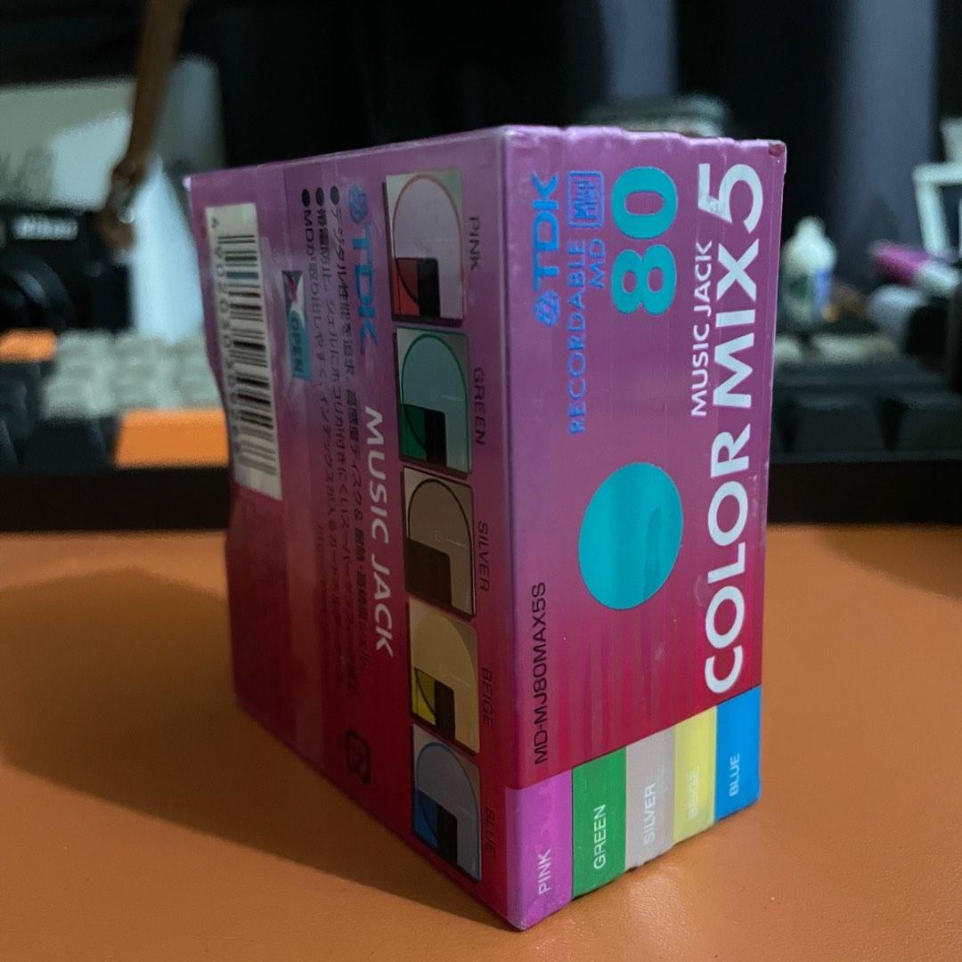 TDK Mini Disc Color Mix 5 Minidisc, Audio, Other Audio Equipment on ...