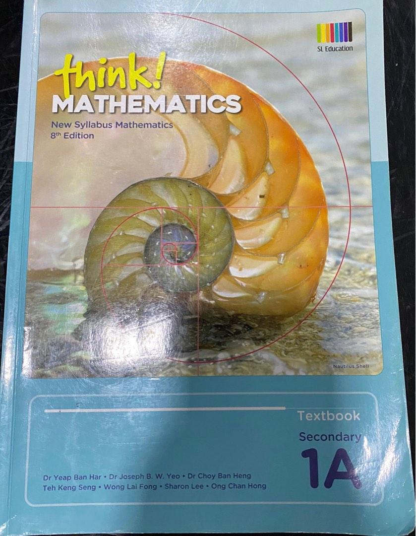 Think! mathematics secondary text book 1A and 1B, Hobbies & Toys, Books ...