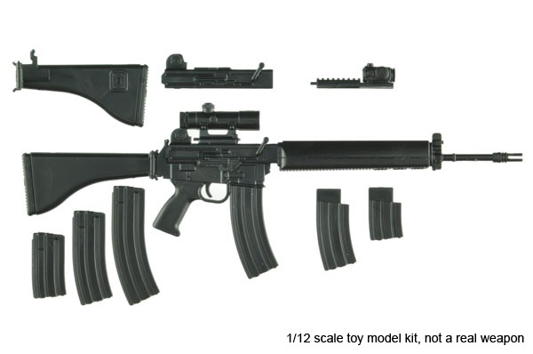 Tomytec 1/12 Scale Military Series - Little Armory [LA087] AR18 Type ...