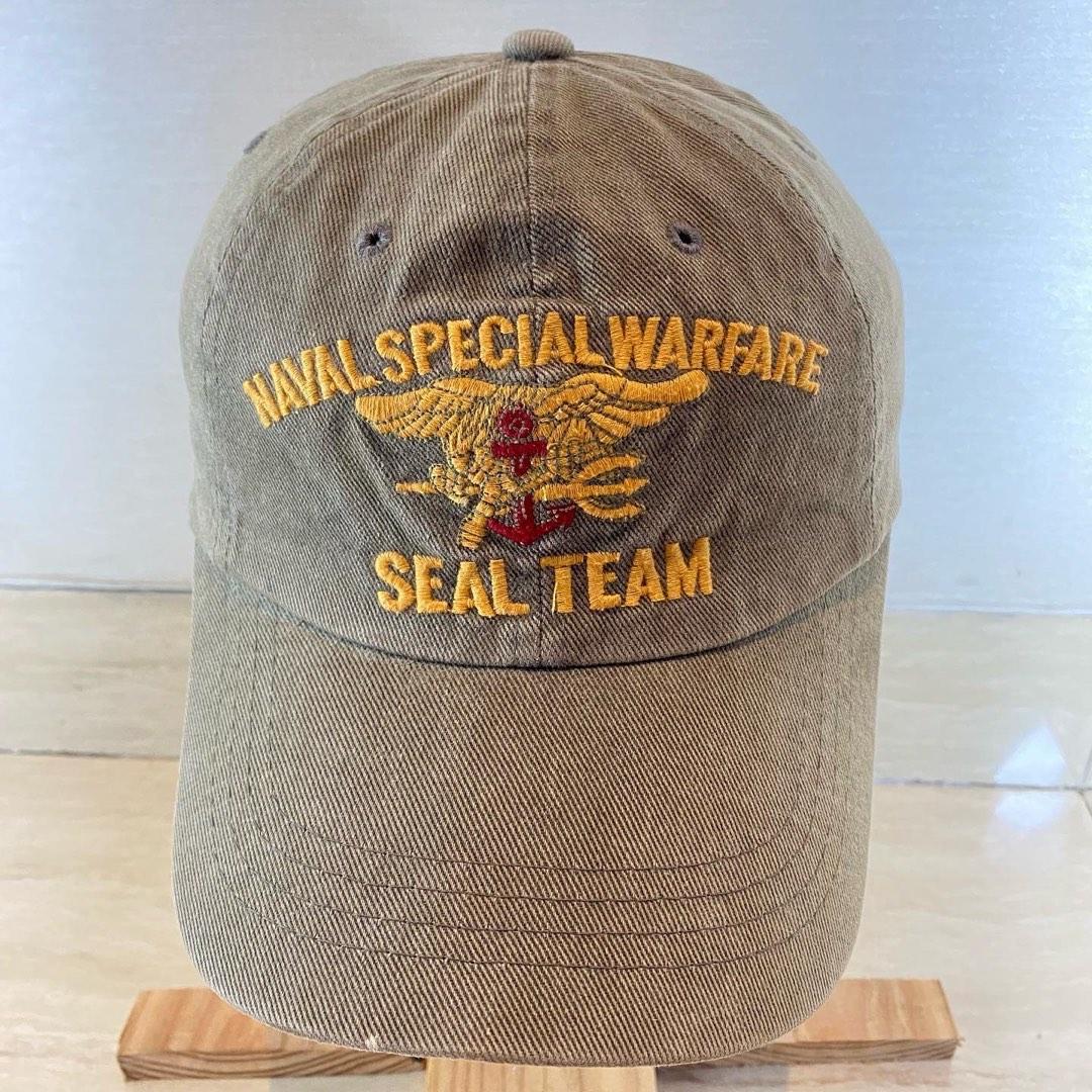 Topi Caps model Navy Seal bahan denim tebal, Fesyen Pria, Aksesoris ...