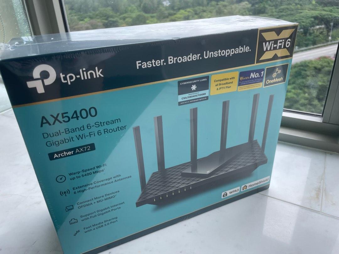 TP-Link AX5400 - Dual Band 6 Stream Gigabit Wifi 6 Router, Computers ...