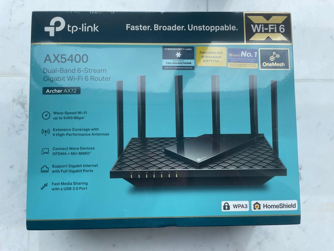 TP-Link AX5400 - Dual Band 6 Stream Gigabit Wifi 6 Router, Computers & Tech, Parts & Accessories ...