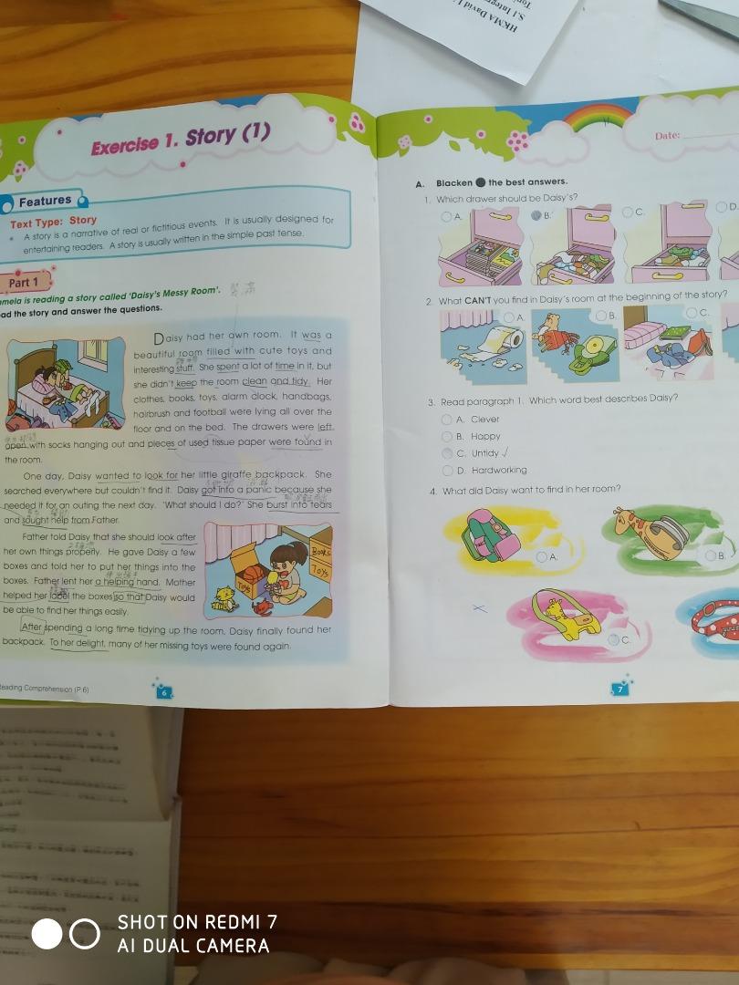 TSA Reading Comprehension P6, 興趣及遊戲, 書本 & 文具, 書本及雜誌 - 補充練習 - Carousell