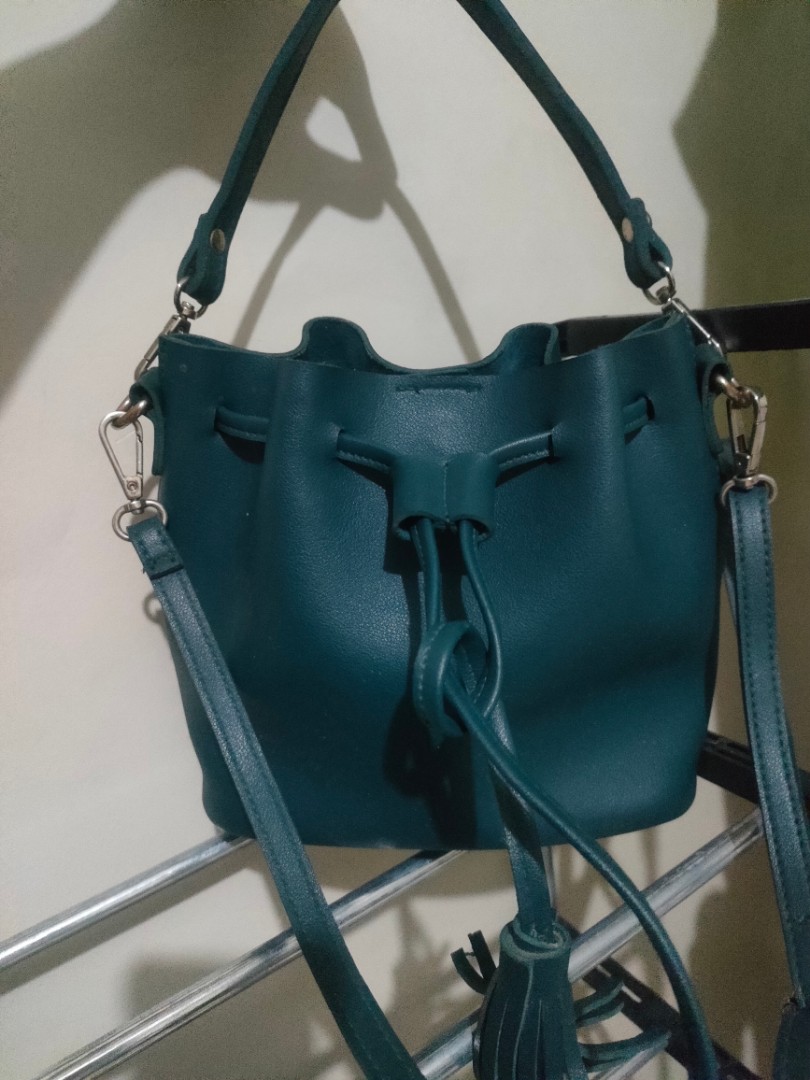 Two Way Bucket Handbag & Sling, Women's Fashion, Bags & Wallets, Cross ...