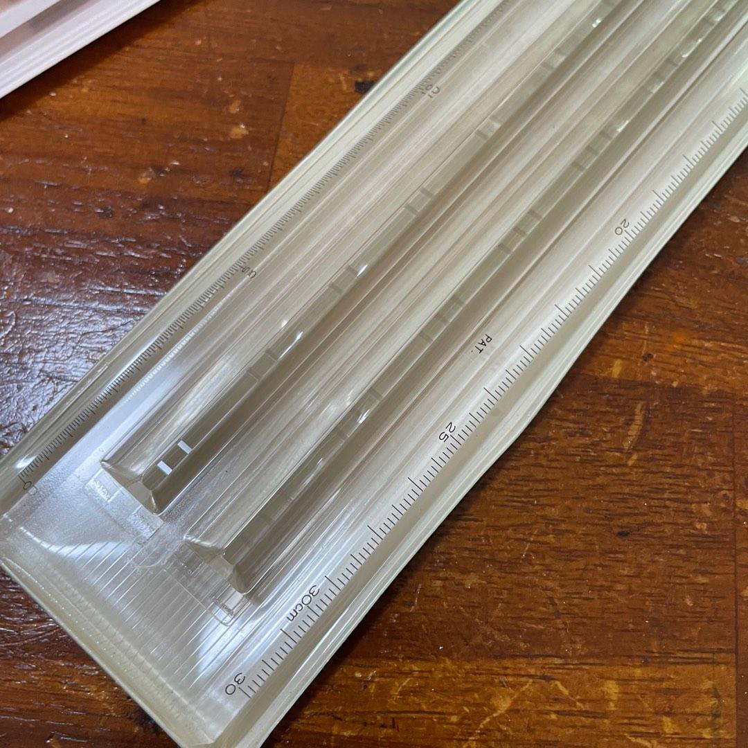 Uchida Drawing Ruler set of 2 professional craftsmen made in Japan ...