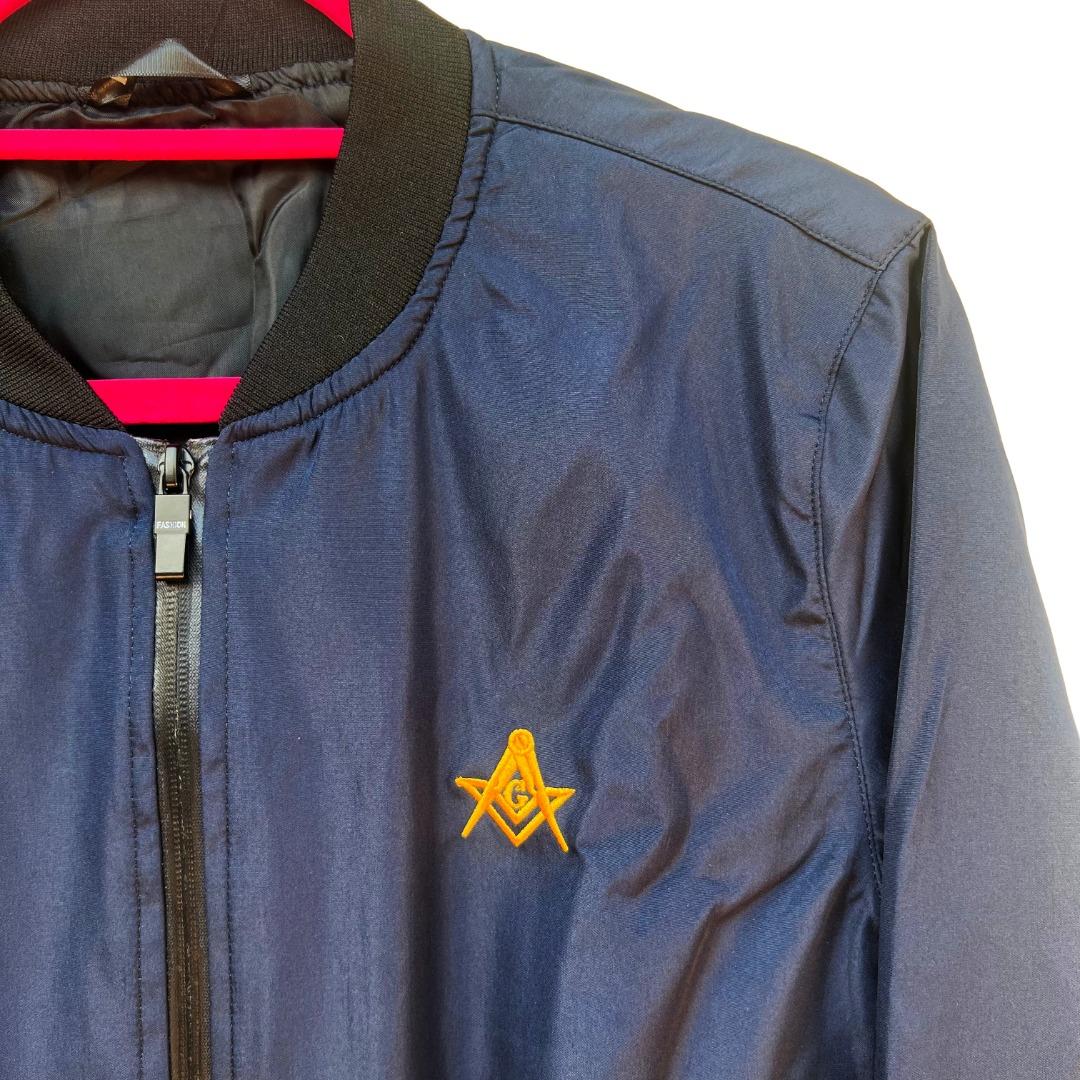 Unisex Freemason Bomber Jacket, Men's Fashion, Coats, Jackets and ...